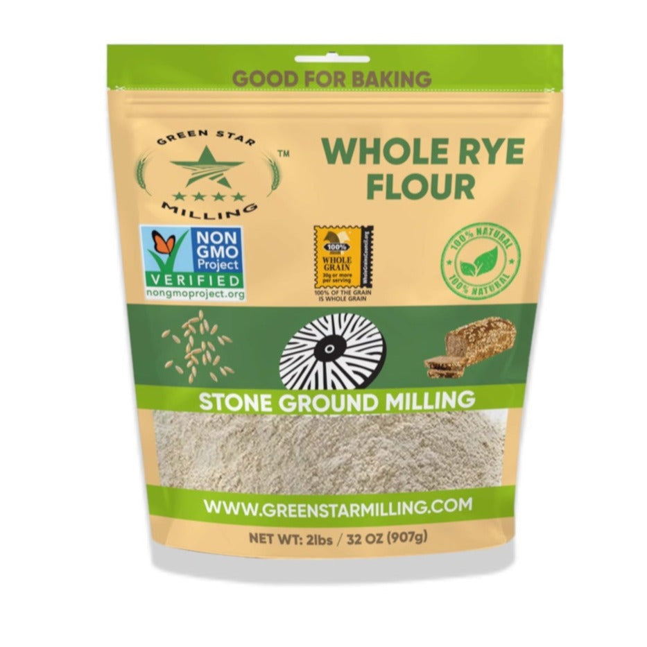 Whole Rye Flour - Green Star Organic Milling