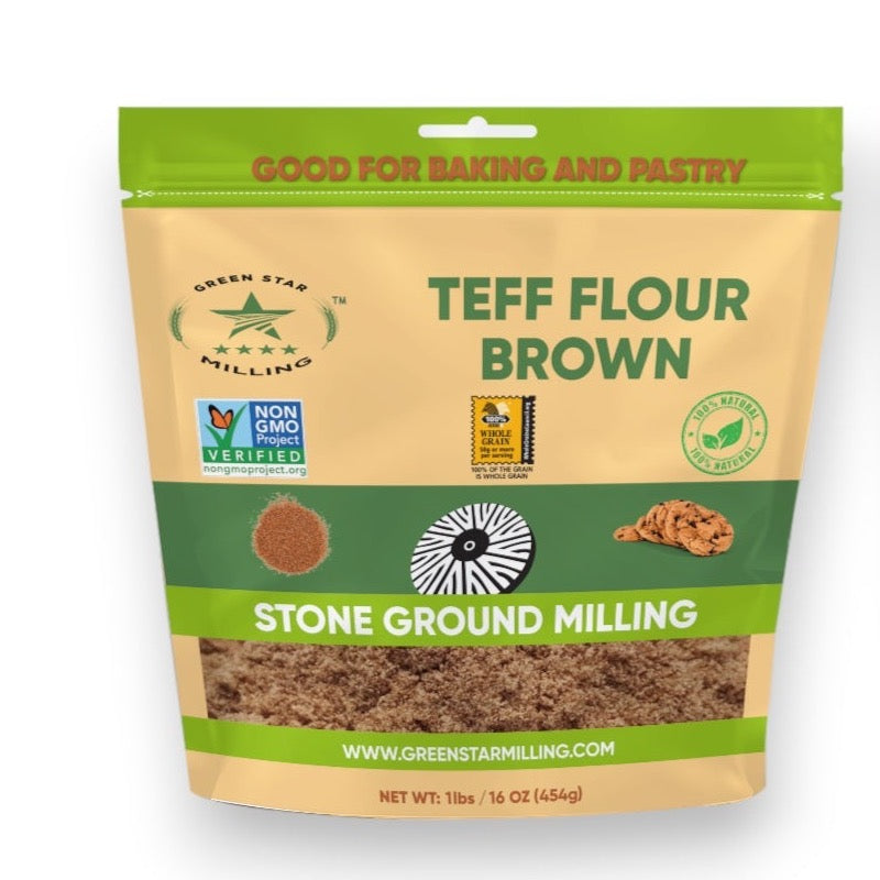 Brown Teff Flour - Green Star Organic Milling
