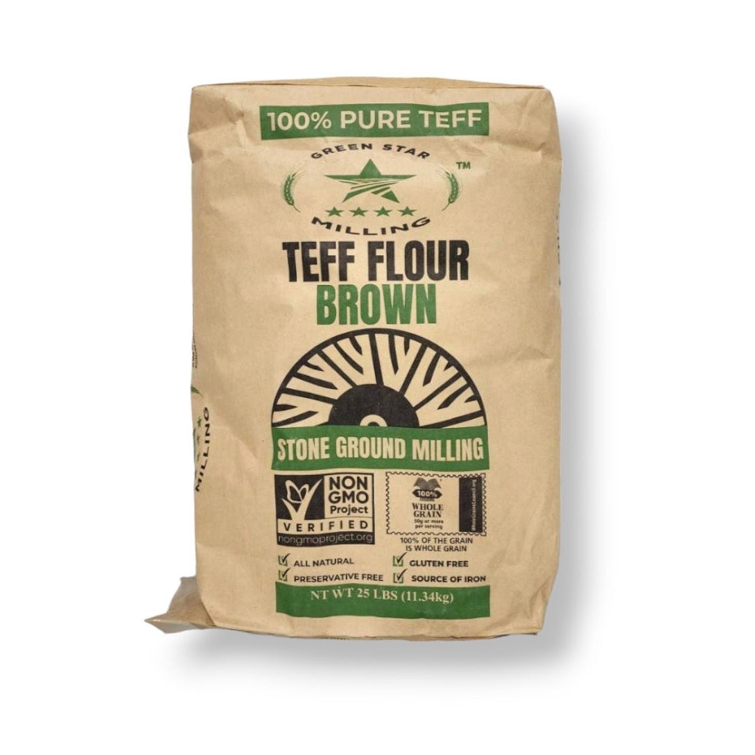 Brown Teff Flour - Green Star Organic Milling