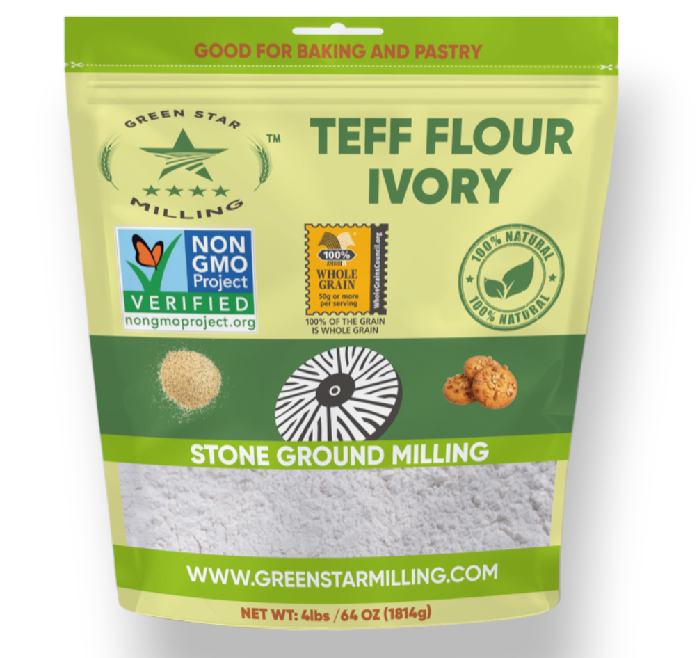 Teff Flour Ivory – Green Star Organic Milling