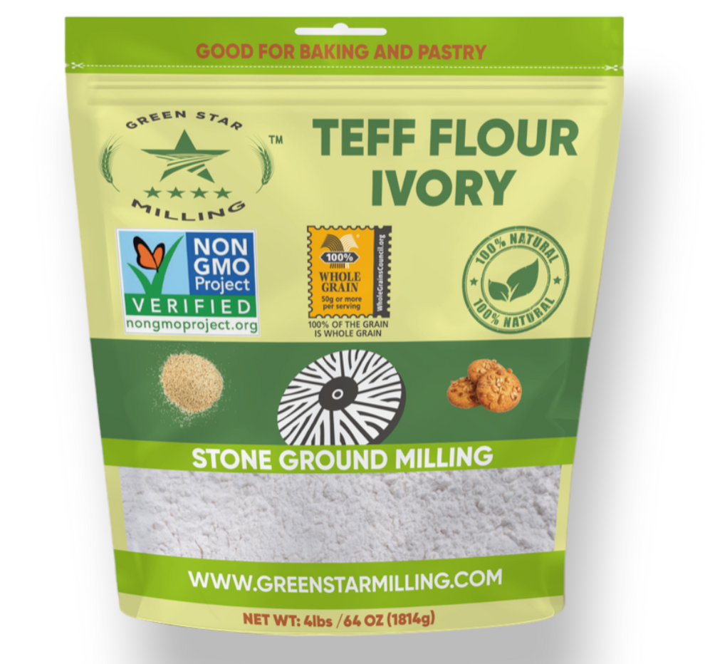 Teff Flour Ivory – Green Star Organic Milling